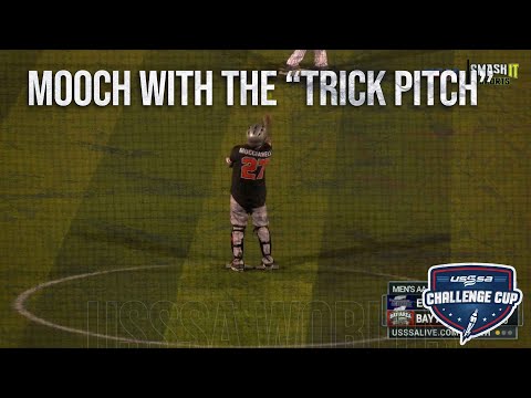 Mooch gives a creative "free pass" "Trick Pitch" to Ervine. :)