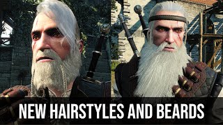 New Hairstyles and Beards for Geralt at The Witcher 3 Nexus - Mods and ...