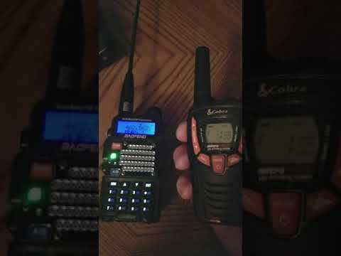 Baofeng and cobra radio