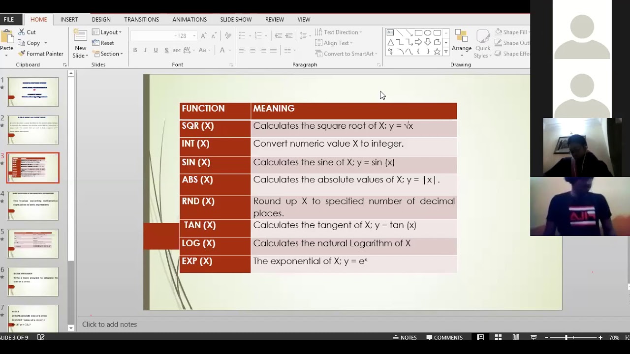 SS2 COMPUTER STUDIES BASIC PROGRAMMING II