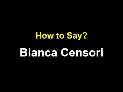 How to Pronounce Bianca Censori (Kanye's Wife) - Italian-Australian Name Guide