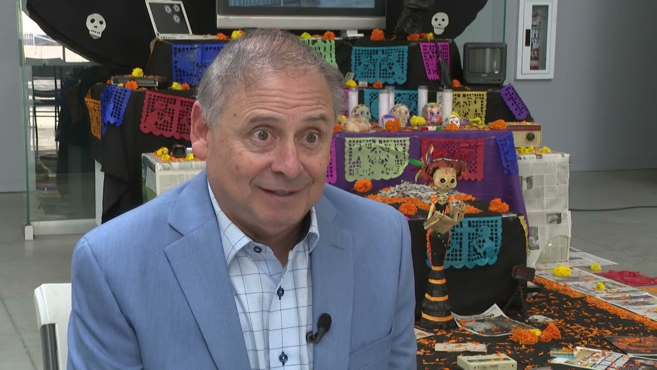 Tijuana journalists remember their own killed for doing their jobs with Día de Muertos altar