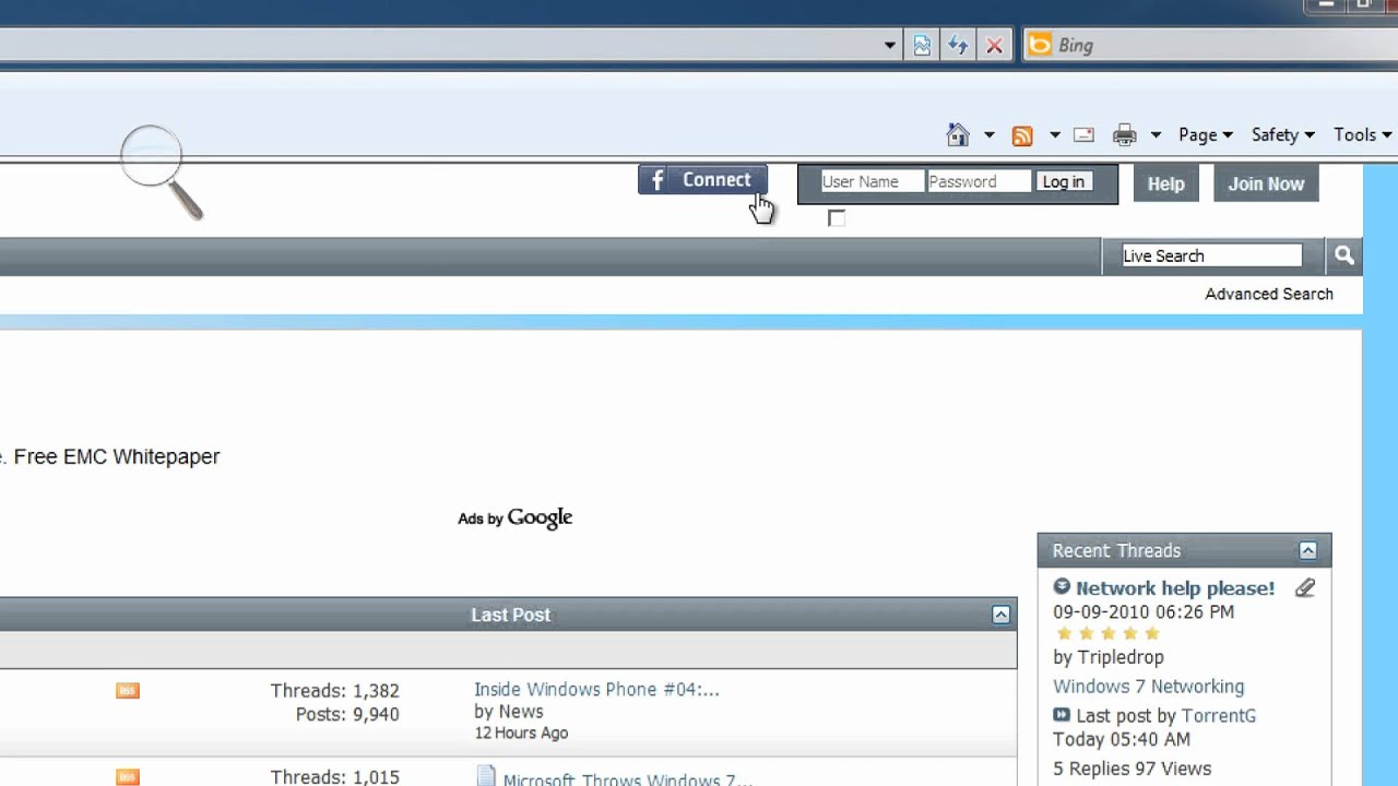 Forum Help: Joining Windows 7 Forums
