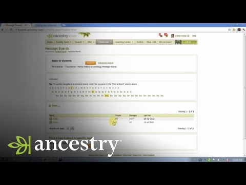 How To Use Message Boards to Break Through Genealogy Brick Walls | Ancestry