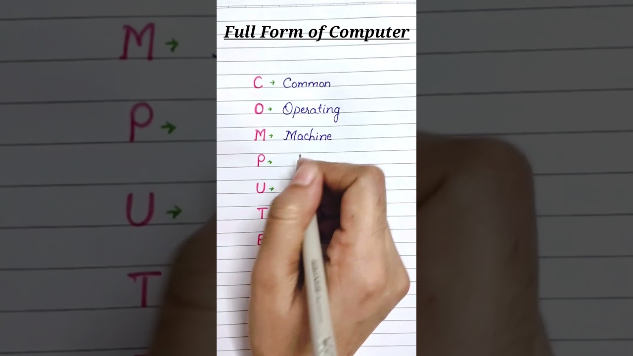 Computer full form #englishtips #education #genralknowledge