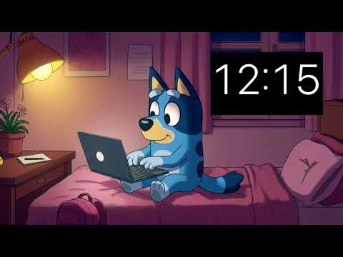 15 min timer with bluey while studying/relaxing /classroom timer fun for kids