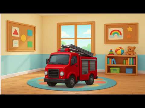 Learn Colors for Kids | Red, Blue, Yellow, Green, Orange, Purple, Black – Educational 3D Video