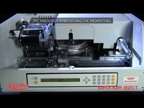 Automatic Plastic Card Embosser | CIM USA