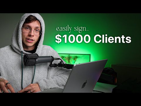 how to sign $1000 copywriting clients on instagram (full system)