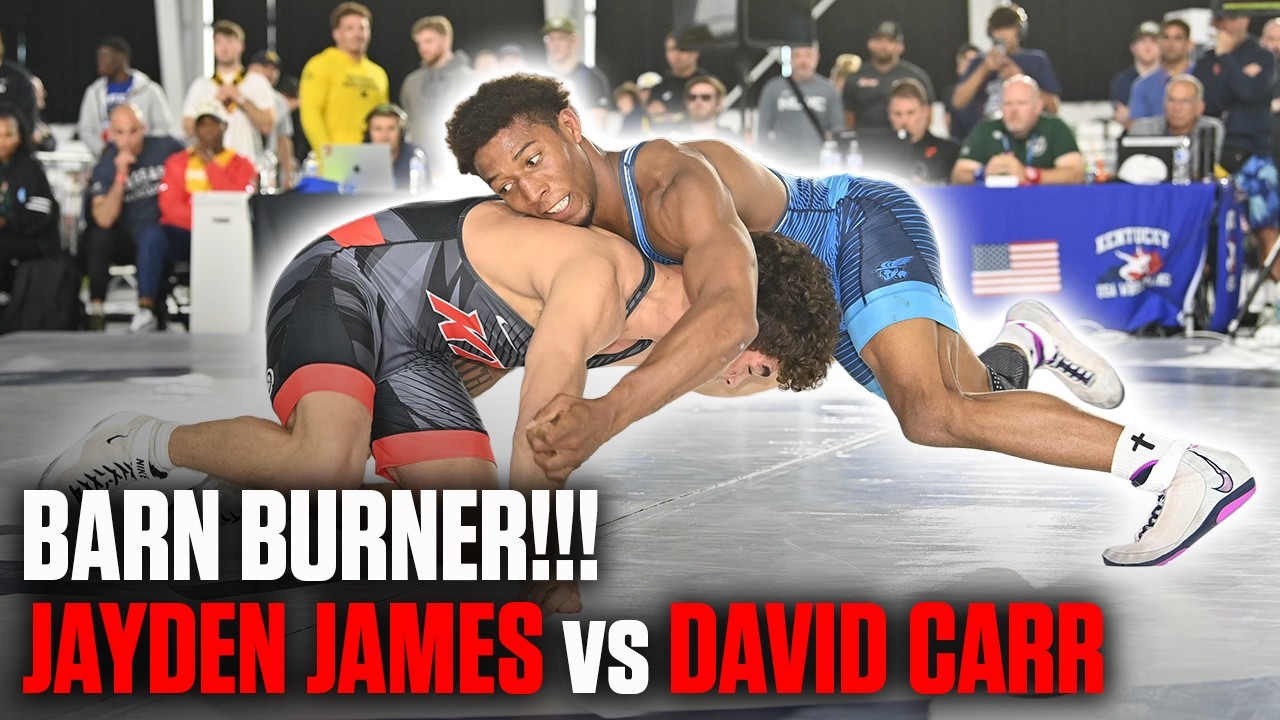 Jayden James and David Carr had a WILD World Team Trials Final!