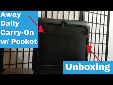 Unboxing the Away The Daily Carry-On with Pocket | Away Luggage
