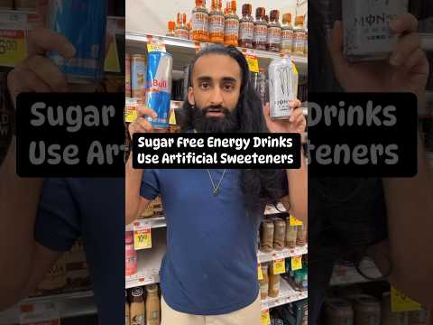 Sugar Free Energy Drinks Use Artificial Sweeteners #monster #redbull #energydrink
