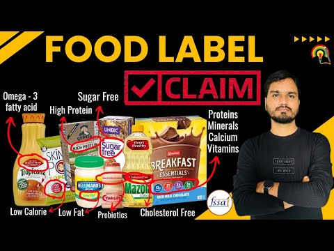 Food Label Claims | Nutritional Claim | Packaged Food Claim | FSSAI Food Nutrition Claims