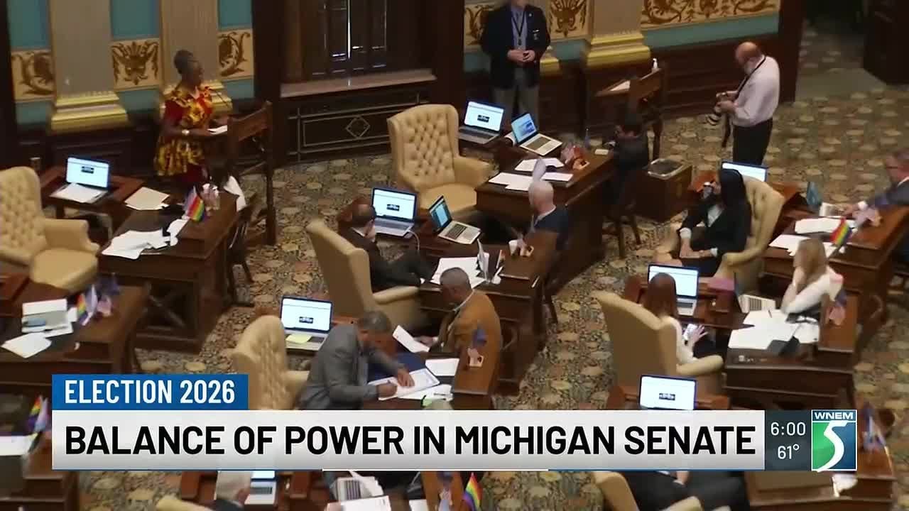 Balance of power in Michigan Senate