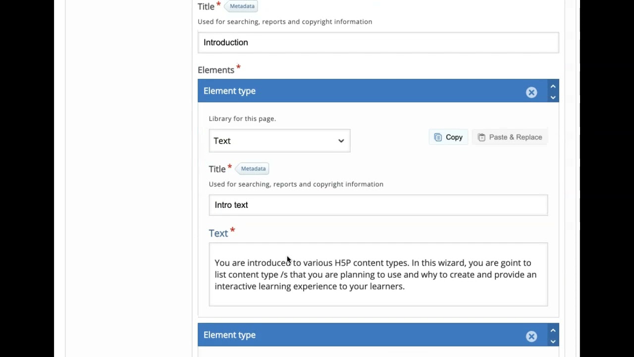 H5P Documentation tool tutorial