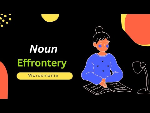 Effrontery ka hindi meaning || Effrontery ka kya matlab hota hai
