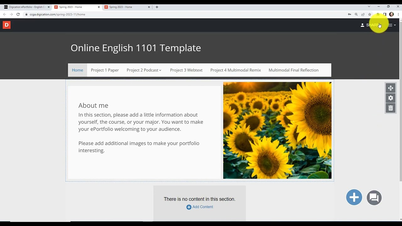 Setting your Digication ePortfolio to Public & Publishing it!