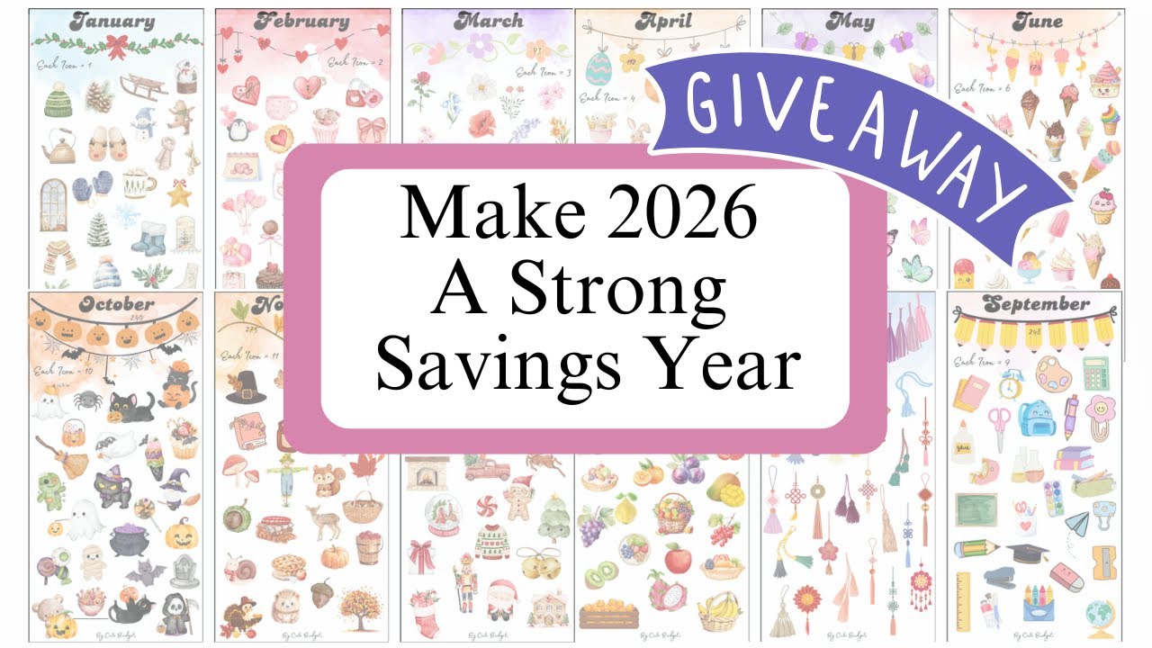 How To Save 2026 Dollars in 2026 With This Fun Savings Challenge!