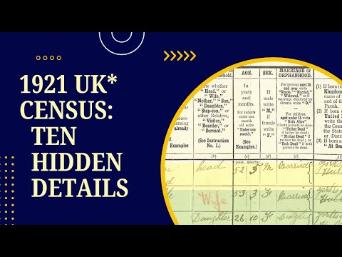1921 England & Wales Census: Ten fascinating FACTS