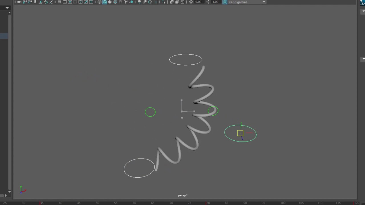 Spring Rig Functionality Demonstration - Maya 2018