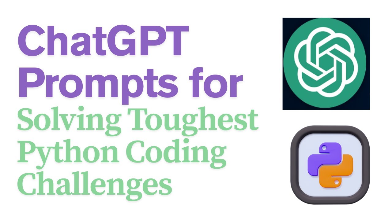 ChatGPT Prompts for Solving Toughest Python Coding Challenges #python #pythoncoding #codingchallenge