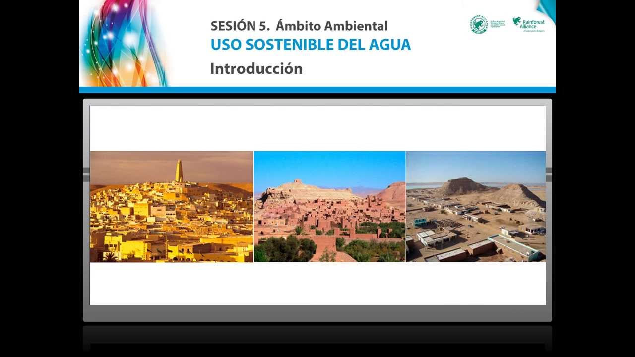 Introducción: Uso Sostenible del Agua