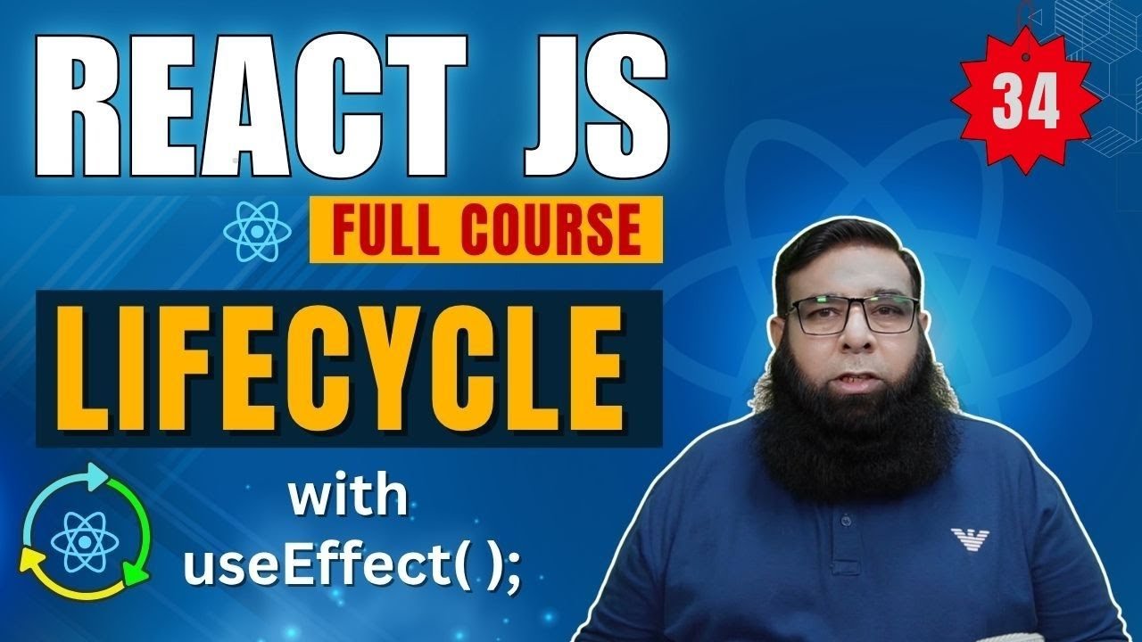React Tutorial for Beginners #34 | React Lifecycle Methods Explained | Component Lifecycle Guide