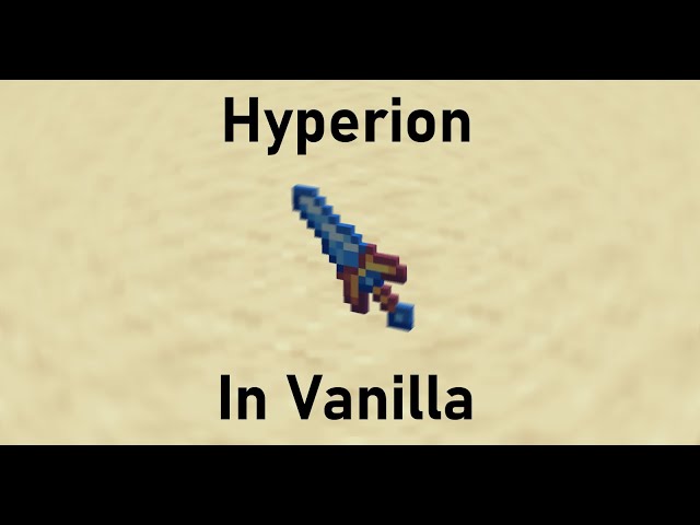 Hyperion in Vanilla Minecraft ! Minecraft Map