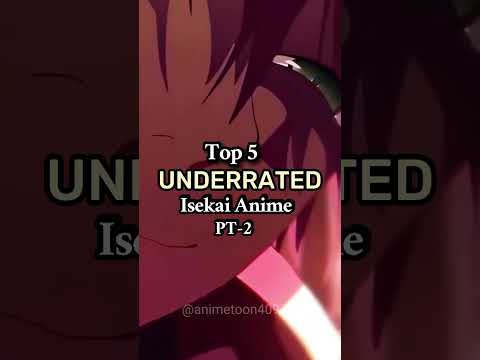 Top 5 Underrated Isekai Anime// #anime #animeedits