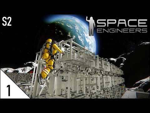 Space Engineers Let's Play (S2 | E1) - NEW MOON BASE [Beta Gameplay]