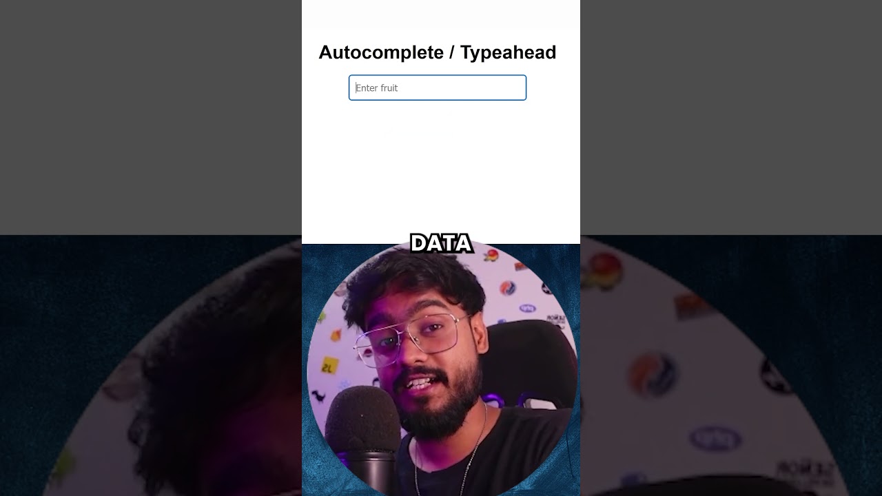 Autocomplete / Typeahead System Design in React JS 🔥🔥 #reactjs #javascript #reactjstutorial