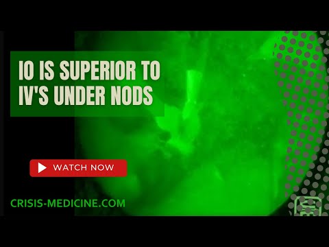 IO is superior to IV's under NODs