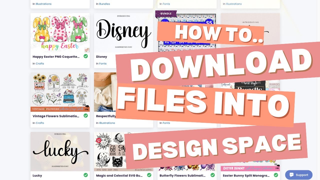How to Download Files from Creative Fabrica to Use with Cricut Design Space