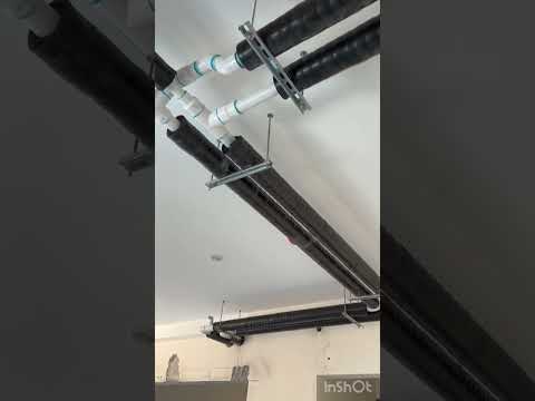 Upvc chilled water piping #hvac #hvactraining #chiller #york #plumbing #airconditioning #residential