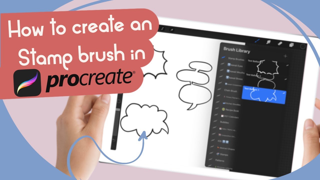 HOW TO CREATE BRUSHES IN PROCREATE | 2. STAMP BRUSHES *FREEBIE*