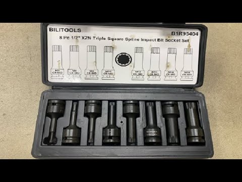 BILITOOLS 8 Piece Impact XZN Triple Square Spline Bit Socket Review, Exactly what I hoped for