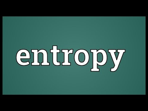 Entropy Meaning