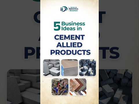5 Business Ideas in Cement Allied Products | #ytshortsindia #youtubeshorts