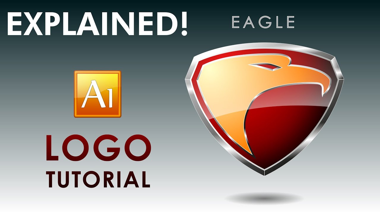 Adobe Illustrator Tutorial - How to create a Professional Eagle Logo