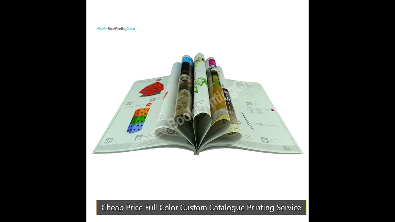 Cheap Price Full Color Custom Catalogue Printing Service