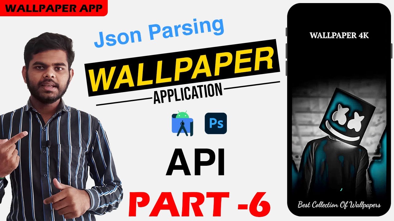 #6 Wallpaper app Android studio java  || MySQL API Android || Android Development tutorial 2020