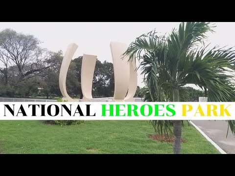 THE NATIONAL HEROES PARK | WALKING TOUR | HAVE YOU EVER BEEN??? | HEROES CIRCLE | KINGSTON | JAMAICA