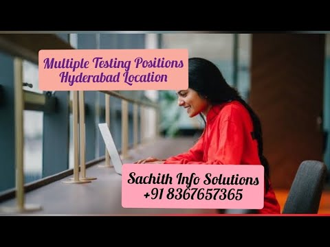 Testing jobs in Hyderabad Location #testingjobs #hyderabadjobs