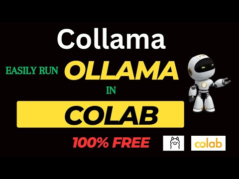 Collama - The MOST EASIEST way to RUN ANY Ollama model directly in GOOGLE COLAB for FREE #ai #llm