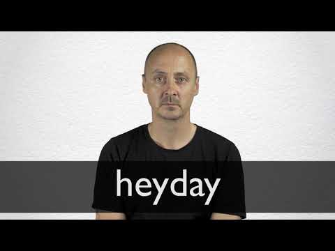 HEYDAY - Learn the Meaning, Synonyms & Translations | Collins English ...