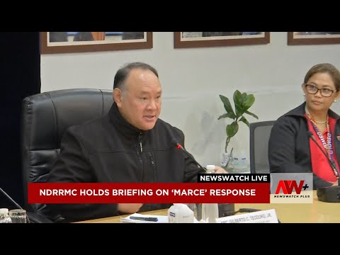NDRRMC holds briefing on 'Marce' response