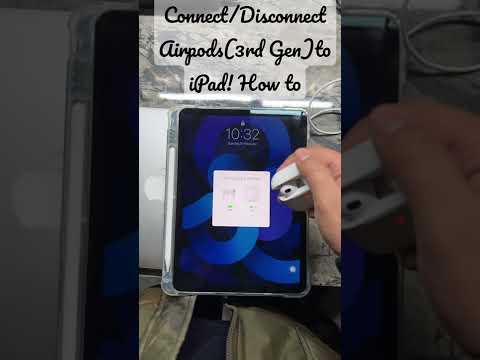How to Connect/ Disconnect AirPods to iPad (2022) ! How To
