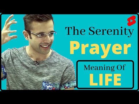 The Serenity Prayer | Motivation Videos | Sandeep Maheswari Motivation | Meaning Of Life | Shorts |