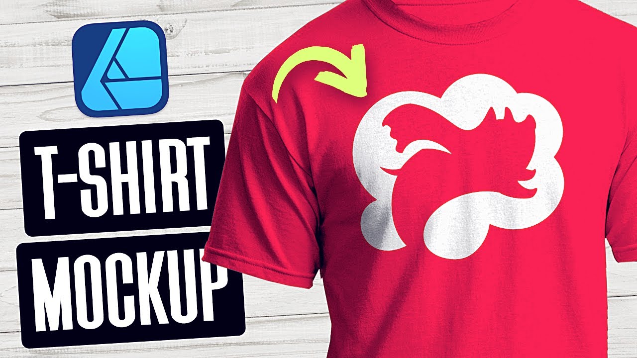 Create a t shirt mockup with Affinity Designer