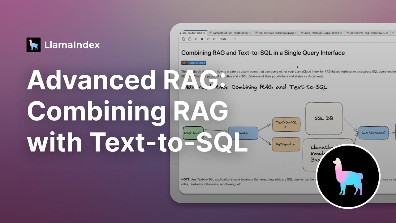Advanced RAG: Combining RAG with Text-to-SQL